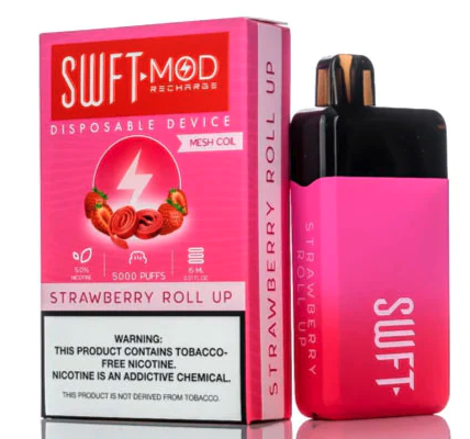 Vape Swift Mood 5000 Puff Sabor Strawberry Roll Up : Precio Guatemala