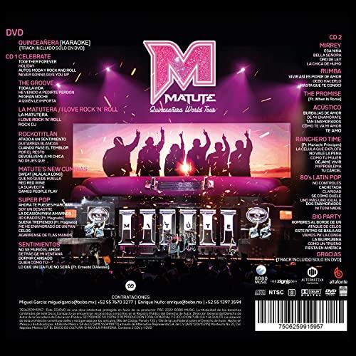 MATUTE CD + DVD QUINCEAÑERA World Tour Arena MTY : Precio Guatemala