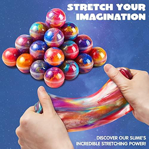 JOYIN Slime Party Favors, paquete de 36 Galaxy Slime Ball Party Favors ...