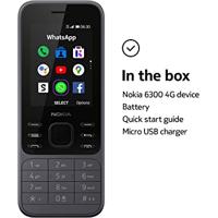 Nokia 6300 4G | Desbloqueado | Doble SIM | Punto de acceso WiFi | Aplicaciones sociales | Google ...