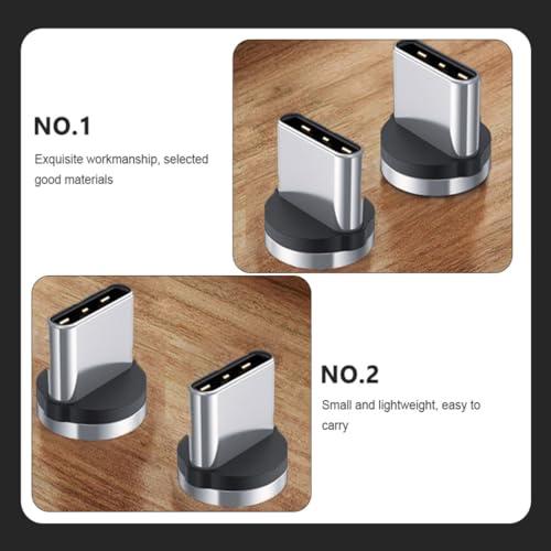 UKCOCO 9pcs Charging Cable Magnetic Head Type c Magnetic Adapter Mini ...