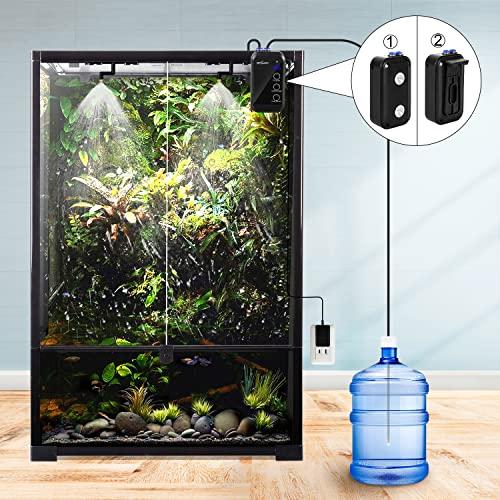 REPTI ZOO Reptile Humidifier, Mini Automatic Misting System for Reptile ...