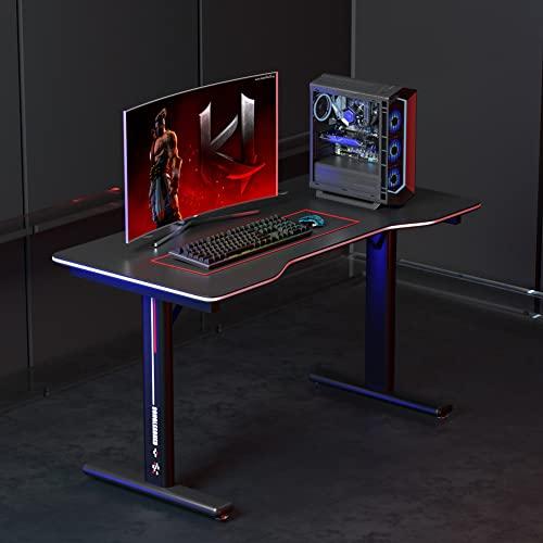 SONGLEARNED 48 inch Gaming Desk, Wood Office Computer Desk, Gaming ...