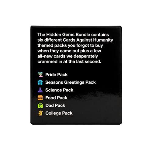 Cards Against Humanity: Hidden Gems Bundle • 6 cool themed packs + 10 all-new cards : Precio ...