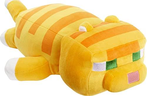Mattel Minecraft Plush Cat 12-Inch Stuffed Animal Figure, Floppy Soft ...
