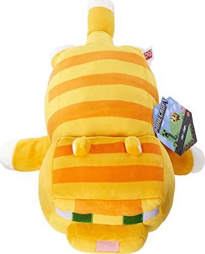 Mattel Minecraft Plush Cat 12-Inch Stuffed Animal Figure, Floppy Soft ...