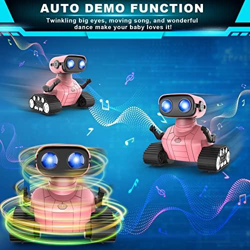 Hamourd Robot Toys para niñas, robots de control remoto recargables ...