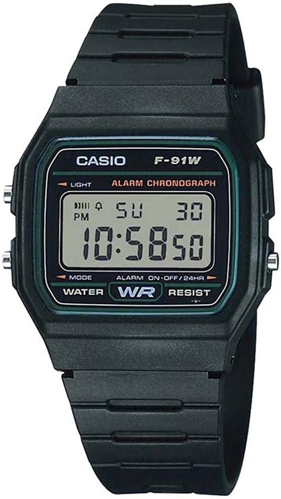 Reloj Digital Casio, Banda De Resina, Color Negro : Precio Guatemala