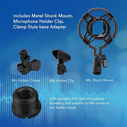 Pyle Suspension Microphone Boom Stand, Simple Clamp-Style Installation ...