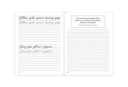 El libro de ejercicios de escritura cursiva para niños: un libro de práctica de escritura ...