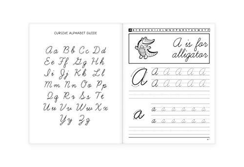 El libro de ejercicios de escritura cursiva para niños: un libro de práctica de escritura ...