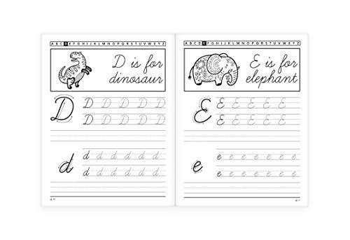 El libro de ejercicios de escritura cursiva para niños: un libro de práctica de escritura ...