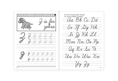 El libro de ejercicios de escritura cursiva para niños: un libro de práctica de escritura ...