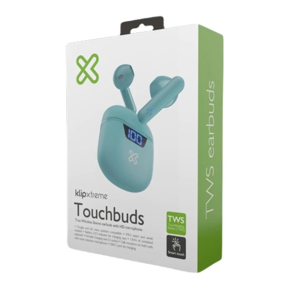 Auriculares Inalámbricos Klip Xtreme TWS KTE-006AQ, Color Acuamarina ...