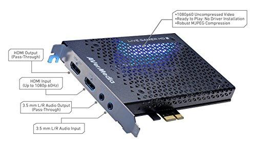 Tarjeta de captura de juegos interna AVerMedia Live Gamer HD 2-PCIe ...
