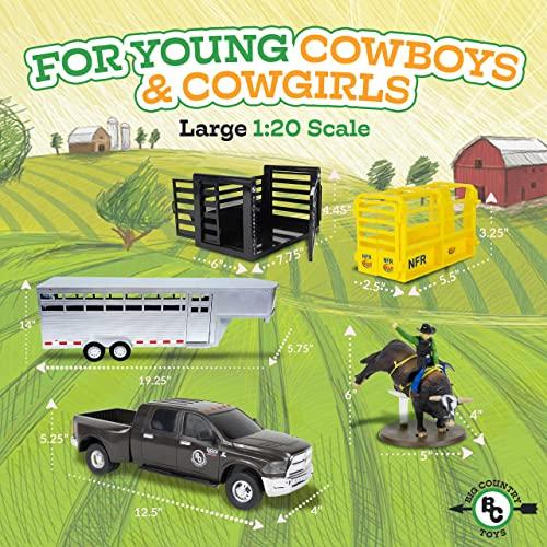 Big Country Toys 56 Piece PBR Rodeo Playset - Cowboy Toys for Kids ...