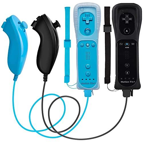 Mando a distancia Wii Nunchuck, paquete de 2 con Motion Plus ...