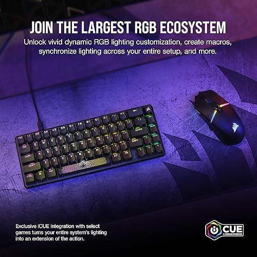 Corsair K65 PRO Mini RGB 65% Optical-Mechanical Wired Gaming Keyboard ...