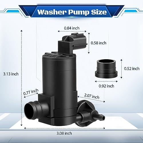 HHCSOP 28920-CA000 Windshield Washer Motor Pump w/Grommet, Replacement ...