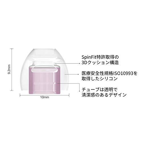 SpinFit CP100 Plus for IEM - SS - Medical Grade Silicone Patented ...