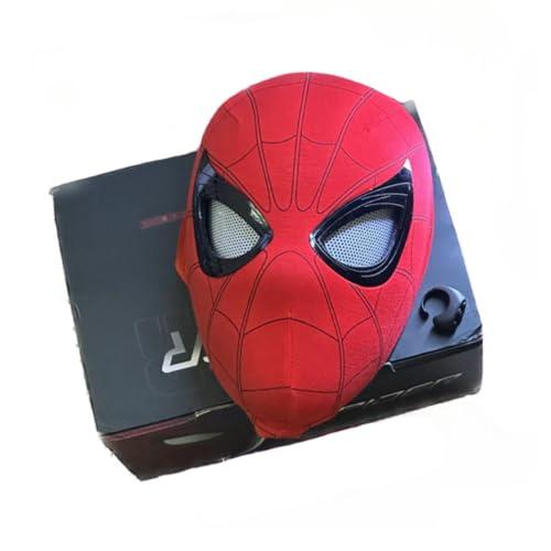Spider Hero Mask Remote Control Movable Mechanical Eyes Spider Super ...