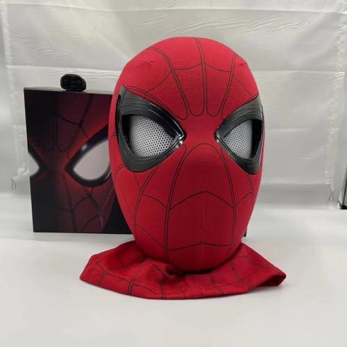 Spider Hero Mask Remote Control Movable Mechanical Eyes Spider Super ...