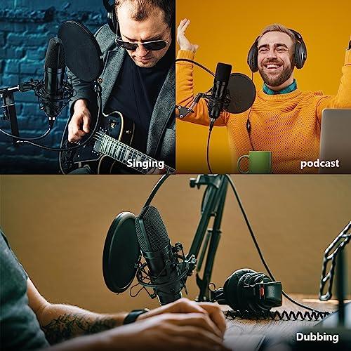 Neewer USB Microphone Kit for PC Computer, 192KHz/24Bit Plug Play ...