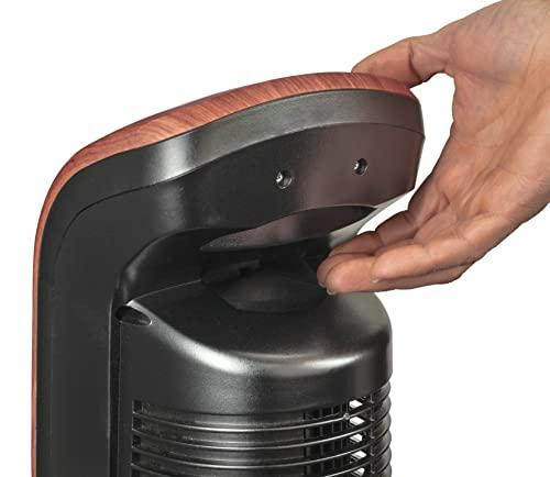 Lasko Ventilador de torre oscilante con curva de viento, tecnología ...