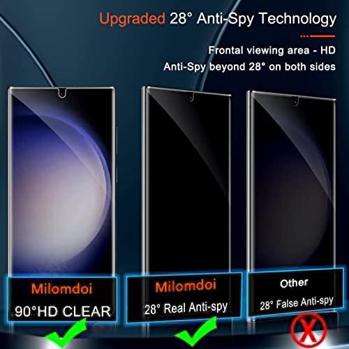 Milomdoi [2 3pack Para Samsung Galaxy S23 Ultra Protector De Pantalla