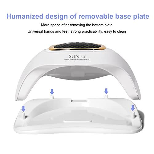 UV LED Nail Lamp, MIRAGE LAYON 288W Nail Curing Lamps for Home Salon ...