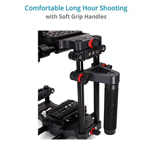 Filmcity Power Video Camera Cage Rig for DSLR/DSLM Cameras. Ergonomic ...