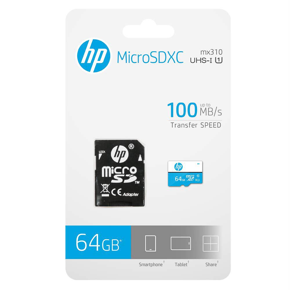 Memoria Hp Micro Sd De 64Gb, U1 Cl10, Hp : Precio Guatemala