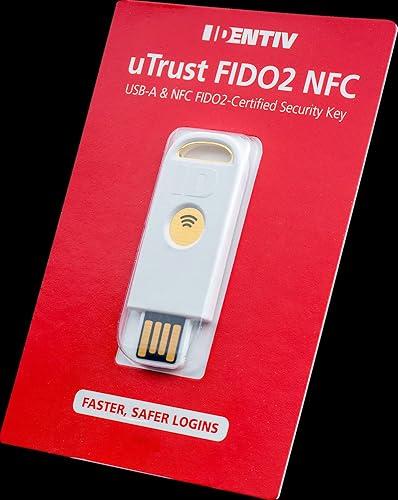 Identiv uTrust FIDO2 Llave de seguridad NFC USB-A (FIDO, FIDO2, U2F ...