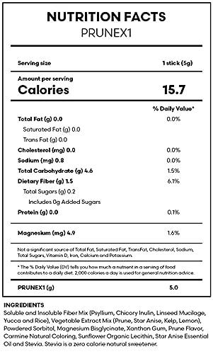 FuXion Prunex 1, té con sabor a ciruela, de fácil disolución, algas muy ...