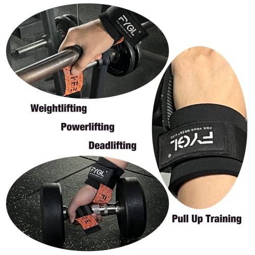 FYGL Muñequeras de levantamiento para levantamiento de pesas con ...