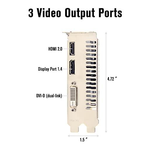 SRhonyra Radeon RX 580 2048SP 8GB GDDR5 Graphics Card for Gaming PC ...