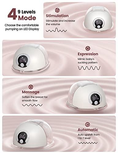 Extractor de leche Momdiary Hands Free - Extractor de leche portátil ...