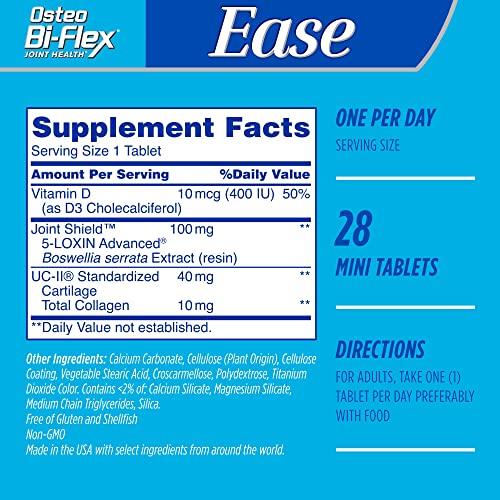 Osteo Bi-Flex Joint Health Ease Advanced Triple Action Mini Tabs - 28 ...
