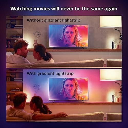 Philips Hue Play Gradient 65-Inch LED Light Strip TV Backlight, Flowing ...