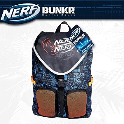 Nerf Bunkr Battle On Backpack Almacenamiento y transporte para dardos y ...
