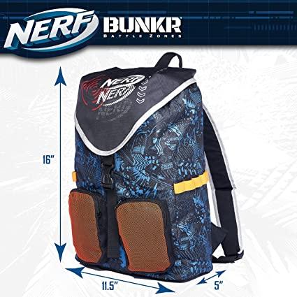 Nerf Bunkr Battle On Backpack Almacenamiento y transporte para dardos y ...