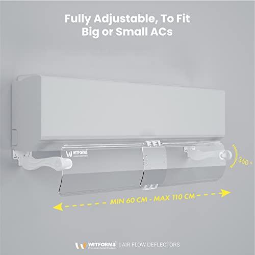 WITFORMS / Premium Plus - Deflector de aire AC ajustable Adecuado para aires acondicionados ...