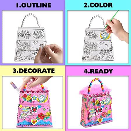 Joyero de madera, kit de manualidades para niñas de 7 a 12 años ...