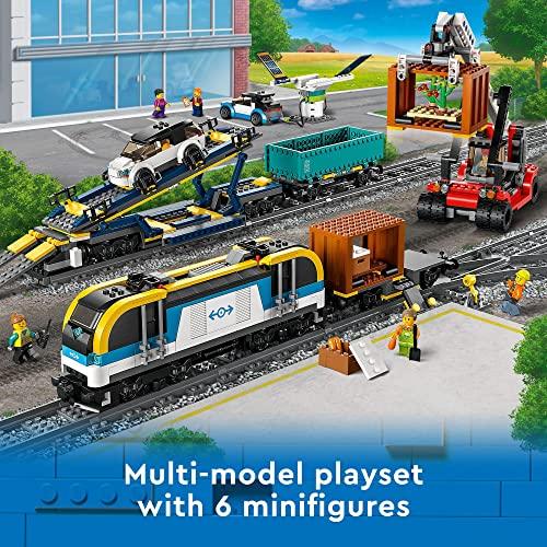 LEGO City Freight Train Set, 60336 Remote Control Toy for Kids Aged 7 ...