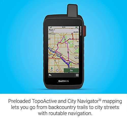 Garmin Montana 750i, resistente dispositivo de mano GPS con tecnología ...