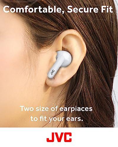 JVC Audífonos True Wireless Earbuds Ultra Compactos, Duración Total de la Batería de 12 Horas ...
