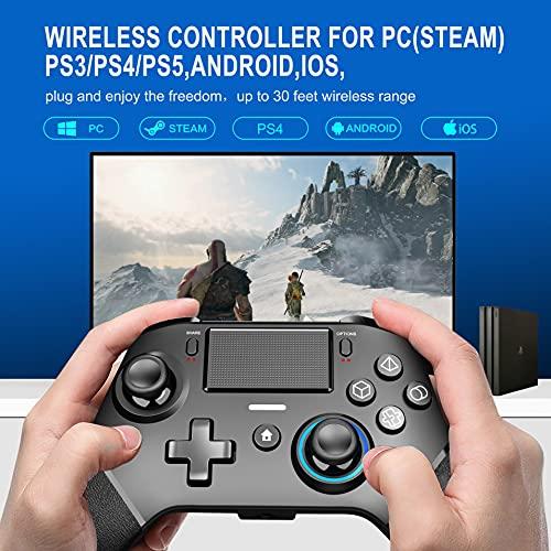 GCHT GAMING Wireless Pro Controller for PS4/PS4 Slim/PS4 Pro Compatible ...