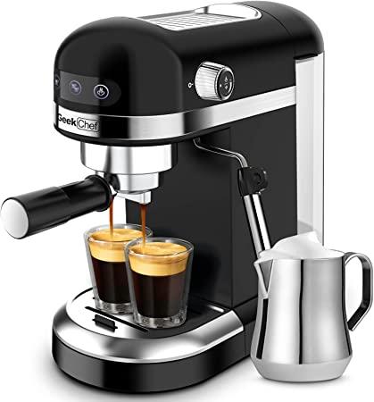 Geek Chef Espresso Machine 20 Bar Pump Presión Cappuccino latte Maker ...