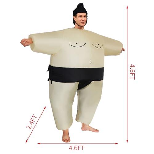 SHDEJTG Inflatable Sumo Wrestling Suits for Adult (5-6.2ft/59-74in ...