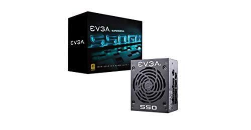 EVGA SuperNOVA 550 GM, 80 Plus Gold 550W, Fully Modular, ECO Mode with ...